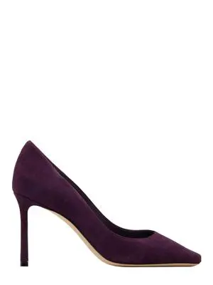 JIMMY CHOO Jimmy Choo Romy 85 Suede Pointed Toe High Heel Pumps Black
