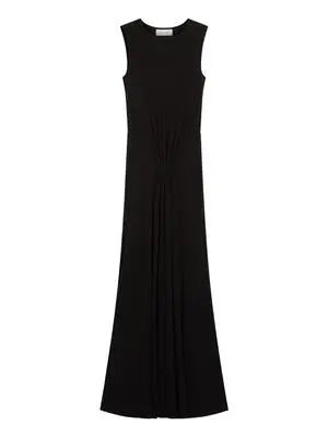 Sportmax Attore Crewneck Sleeveless Maxi Dress - Black
