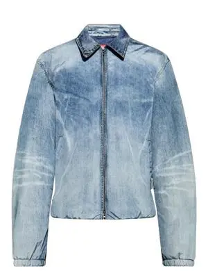 DIESEL® Denim-effect Zip-up Jacket - Blue