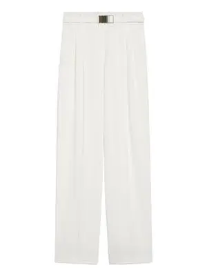 MAX MARA Max Mara Studio Neottia Belted Wide Leg Trousers