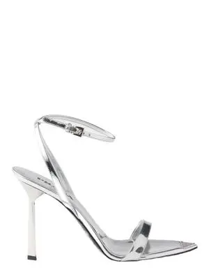 PRADA Prada Metallic Leather High-Heeled Sandals