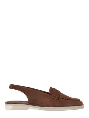 SCAROSSO Leila Slingback Loafers - Brown