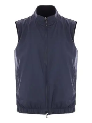 Loro Piana Loro Piana Zipped Reversible Gilet Navy