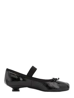 Miu Miu Round Toe Ballet Flats - Black