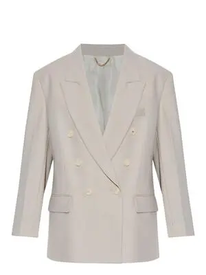 Victoria Beckham Double-breasted Blazer - Grey