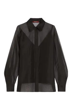 MAX MARA Max Mara Studio Button-Up Long-Sleeved Top