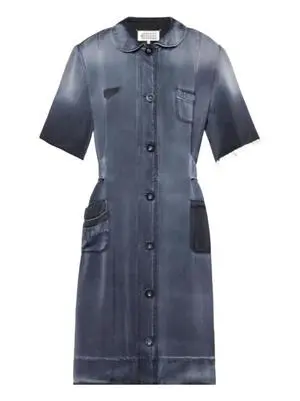 MAISON MARGIELA Maison Margiela Vintage Effect Button-Front Dress