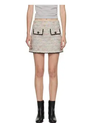 MARISSA CHIARA A-line Skirt - Nude