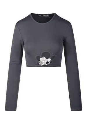 CHRISTOPHER ESBER Christopher Esber Trio Stone Cropped Top
