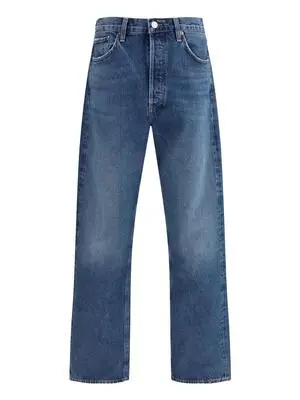AGOLDE High-rise Straight-leg Jeans - Blue