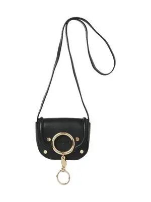 See By Chloé Mara Leather Shoulder Bag Black