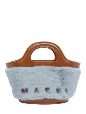 Marni Marni Tropicalia Double Handle Shoulder Bag Gray