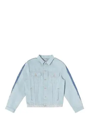 Heron Preston Patchwork Denim Jacket - Blue