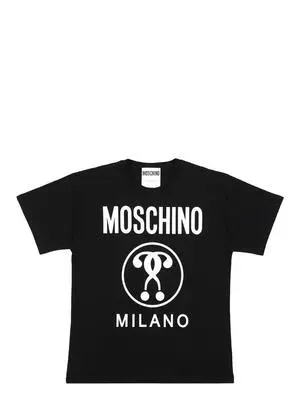 Moschino Question Mark Logo T-shirt - Black