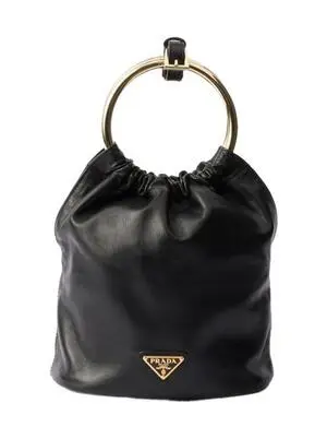 PRADA Prada Nappa Leather Mini Bag With Metal Handle