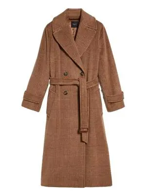 MAX MARA Weekend Max Mara Wool Alpaca Double Breasted Coat