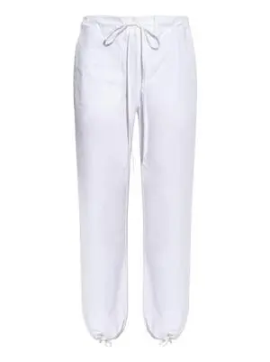Victoria Beckham Drawstring Casual Pants - White