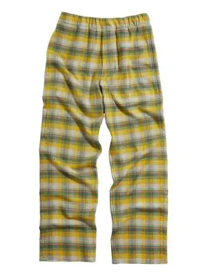 Zegna Check-print Knitted Track Pants - Green