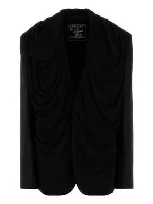 Y/project Draped Oversized Blazer - Black