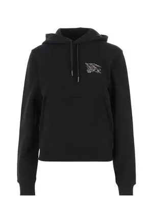 Burberry Crystal Ekd Hoodie - Black
