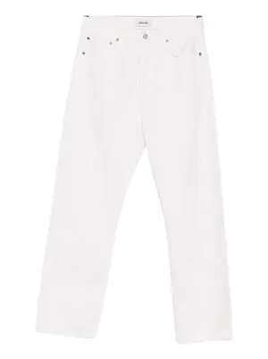 AGOLDE AGOLDE 90's Straight-Leg Jeans White