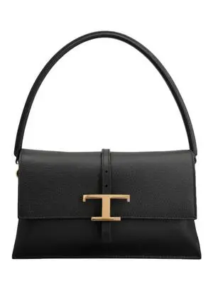 TOD'S Timeless Flap Shoulder Bag - Black