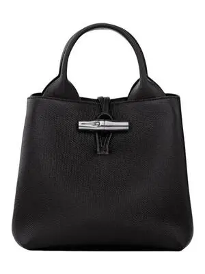 Longchamp Le Roseau S Top Handle Bag - Black