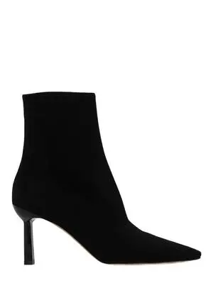 SALVATORE FERRAGAMO Salvatore Ferragamo 70mm Pointed Toe Zip Up Ankle Boots