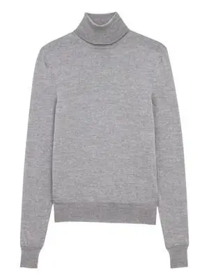 SAINT LAURENT Saint Laurent Cassandre Turtleneck Long-Sleeved Jumper