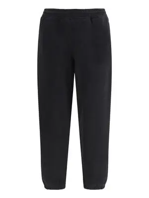 Burberry Check Detail Jogging Trousers - Black