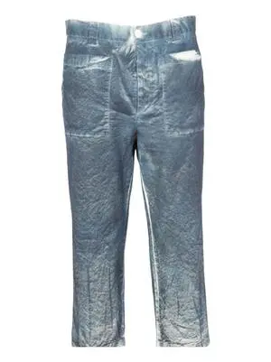 Sunnei Cropped Straight Pants - Gray