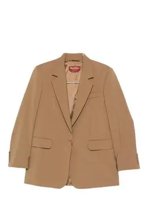 Max Mara Single-breasted Blazer - Brown