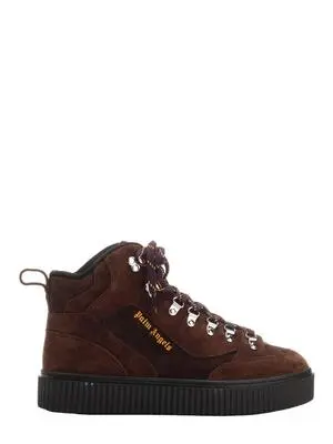 Palm Angels Lace-up Hiking Boots - Black