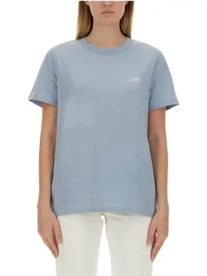 A.p.c. Logo Printed Crewneck T-shirt - Multicolor