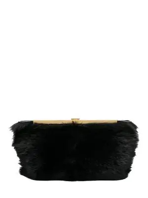 KHAITE Khaite Aimee Shearling Clutch Bag