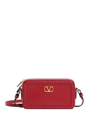 Valentino Garavani Vlogo Signature Mini Shoulder Bag - Red