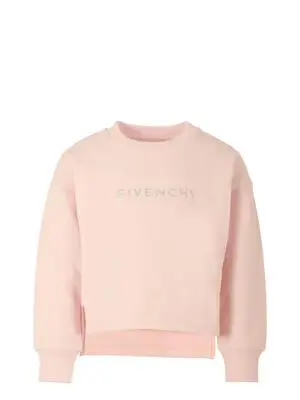 Givenchy Long Sleeve Sweatshirt With Logo Detail - Pink