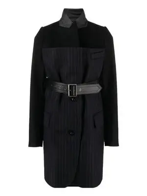 SACAI Sacai Belted Panelled Jacket