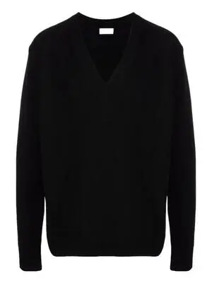Dries Van Noten V-neck Pullover - Black