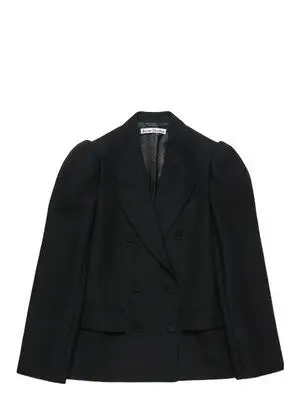 Acne Studios Double Breasted Tailored Blazer - Black