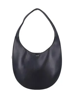 Coperni Logo Detailed Medium Soft Tote Bag - Black