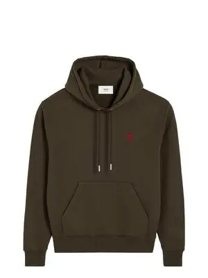 AMI Ami Paris Ami De Coeur Drawstring Hoodie
