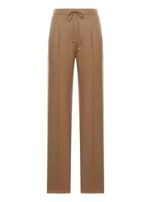Max Mara Max Mara Gitti Drawstring Trousers Brown