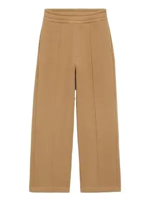 Ami De Coeur Topstitched Trousers - Camel