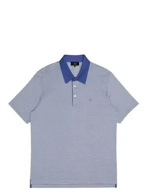 Dunhill Logo Details Polo Shirt - Blue