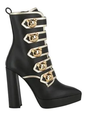 MOSCHINO Moschino Teddy Bear Button-Detailed Ankle Boots