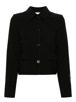 Marni Contrast-stitching Jacket - Black