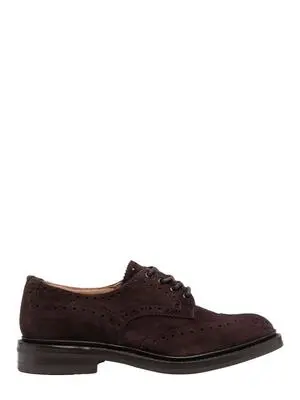TRICKER'S Bourton Suede Brogues - Black