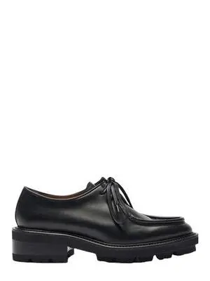 SCAROSSO Carolina Lace-up Shoes - Black