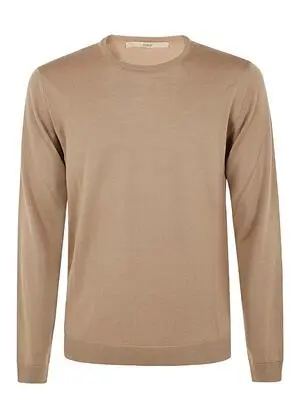 NUUR Round Neck Pullover - Camel